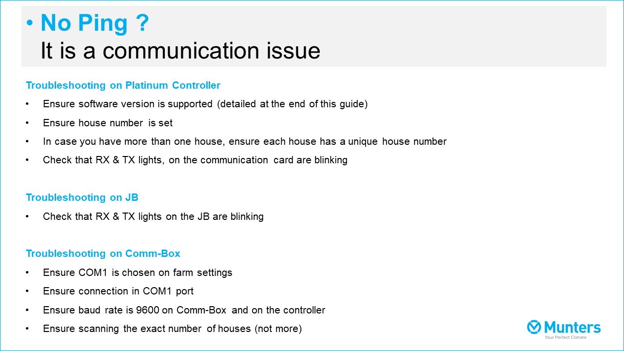 232 Communication - Platinum & Communicator 1.0 & Comm-Box – Munters